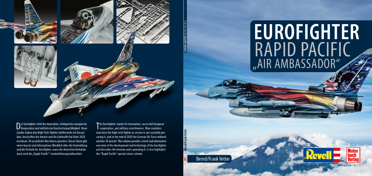Eurofighter Air Ambassador Rapid Pacific 2022 in 1:72 + exklusives Buch